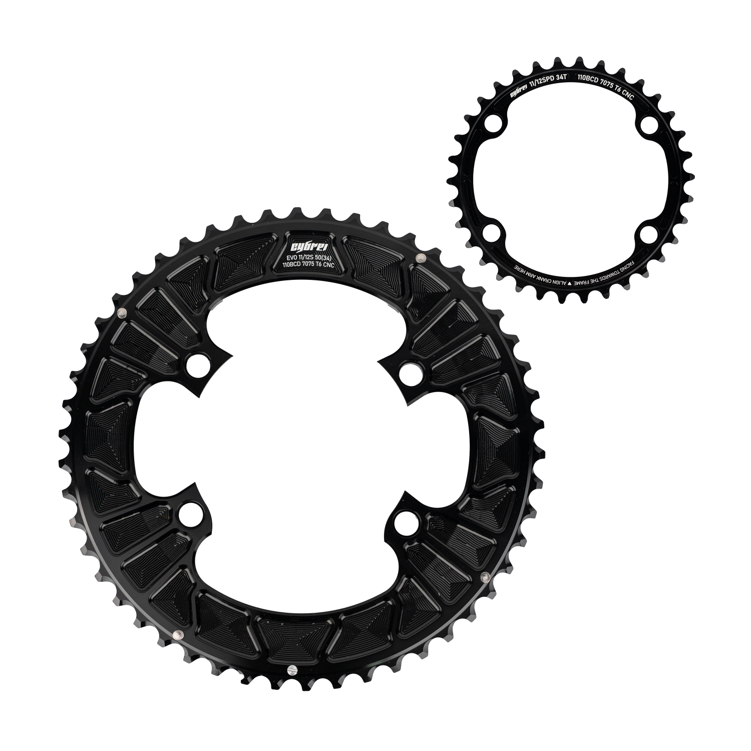OVERFAST Aero Cranks w/ Spider + Chainrings – Panda Podium