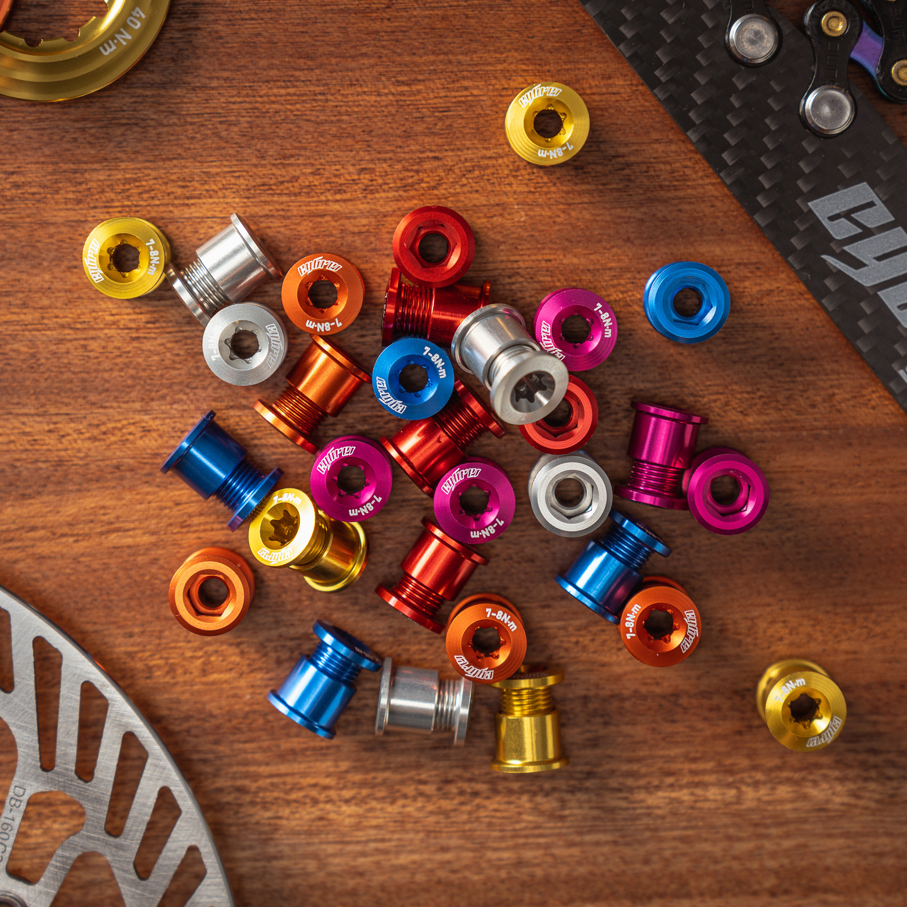 CYBREI 2X Chainring Bolt Kit – Panda Podium