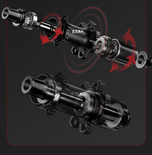 Magene 2024 EXAR Ultra DB405 Carbon Spoke Disc Brake Wheelset – Panda ...