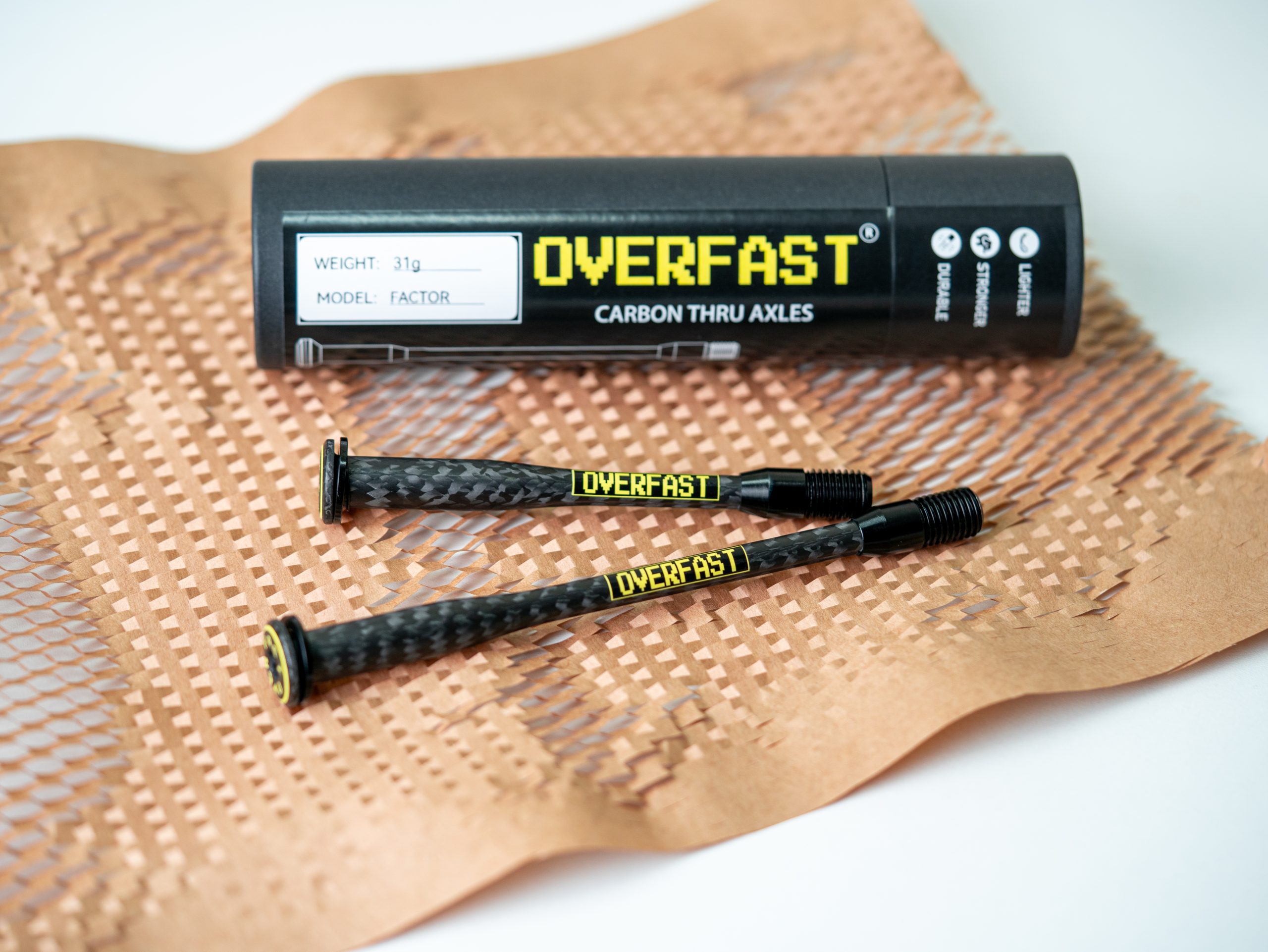 OVERFAST Ultralight Thru Axles – Panda Podium