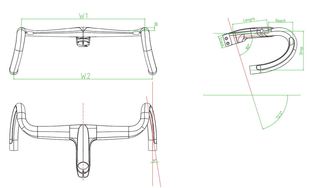 CRW Works HB01 Integrated Handlebar – Panda Podium