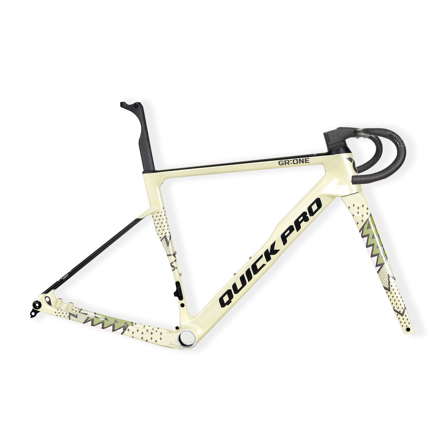 QUICK PRO GR:ONE Carbon GRAVEL Bike FRAMESET – Panda Podium