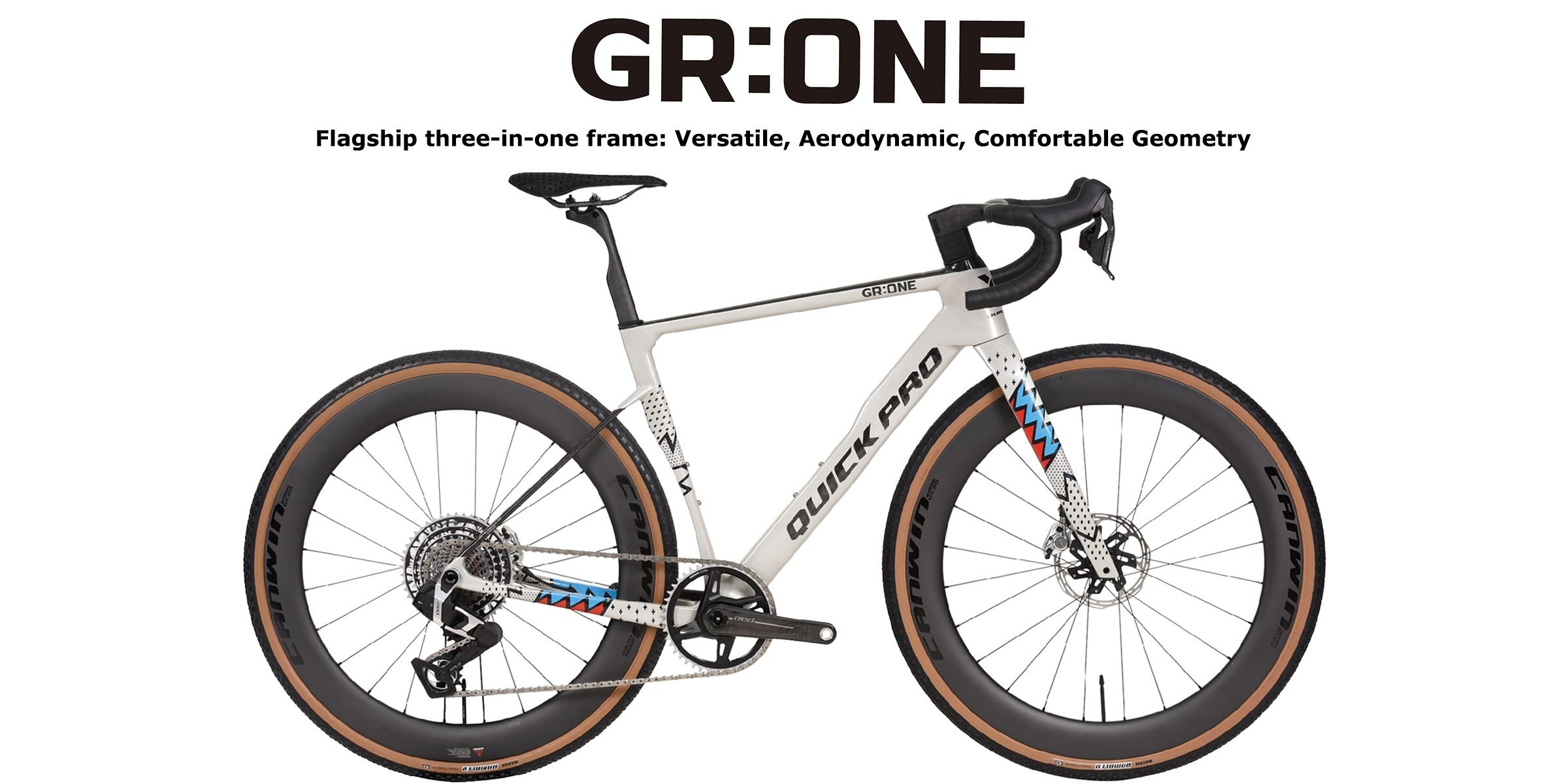 QUICK PRO GR:ONE Carbon GRAVEL Bike FRAMESET – Panda Podium
