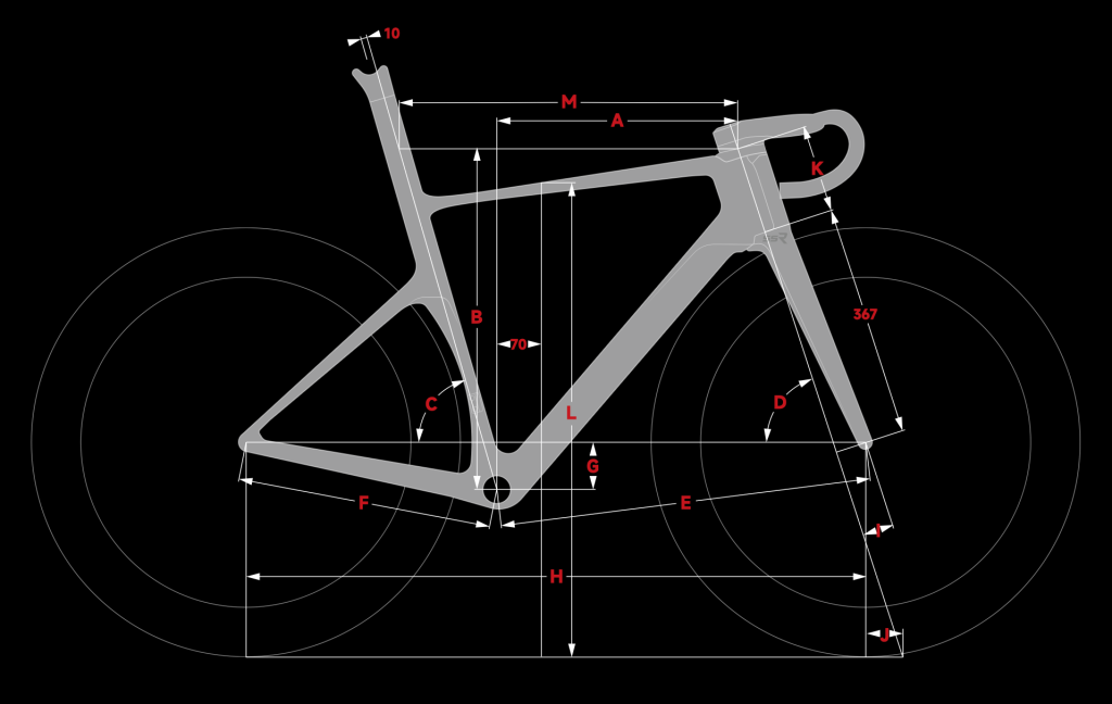 INCOLOR SSR Road Frameset – Panda Podium