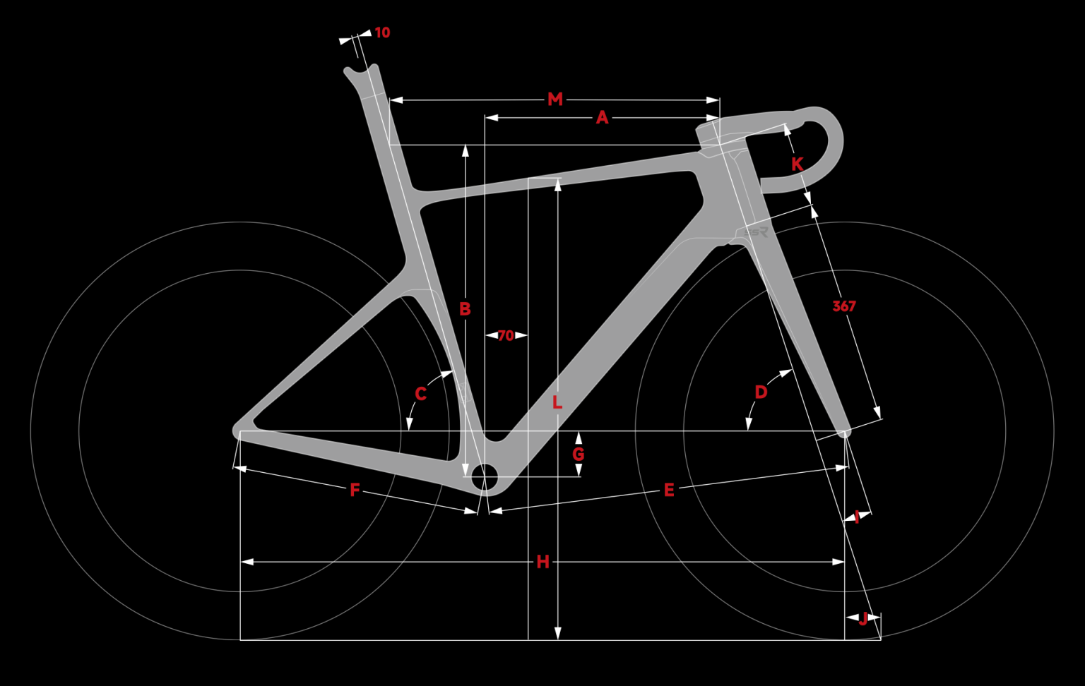 INCOLOR SSR Road Frameset – Panda Podium