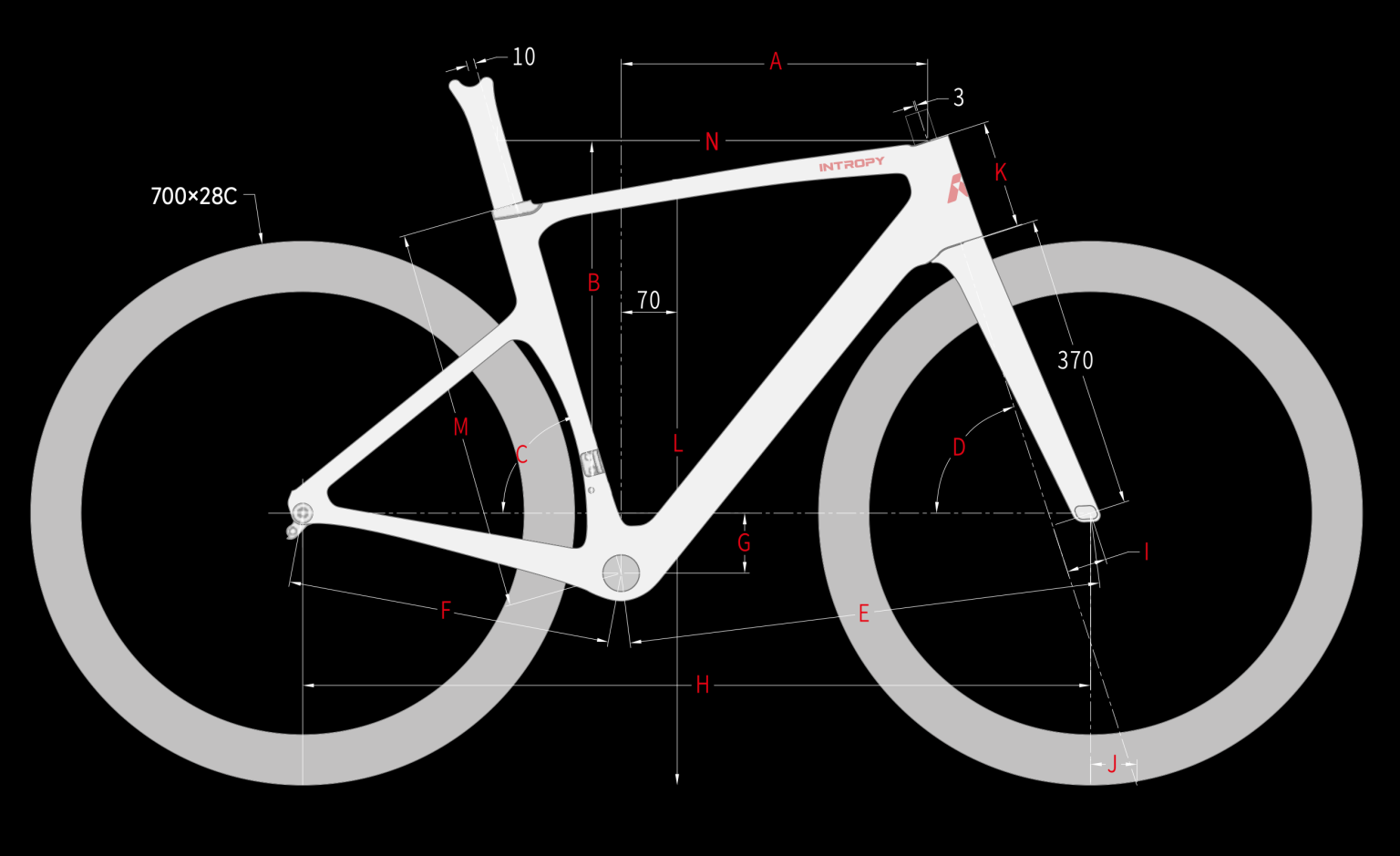 INCOLOR SR Road Frameset – Panda Podium