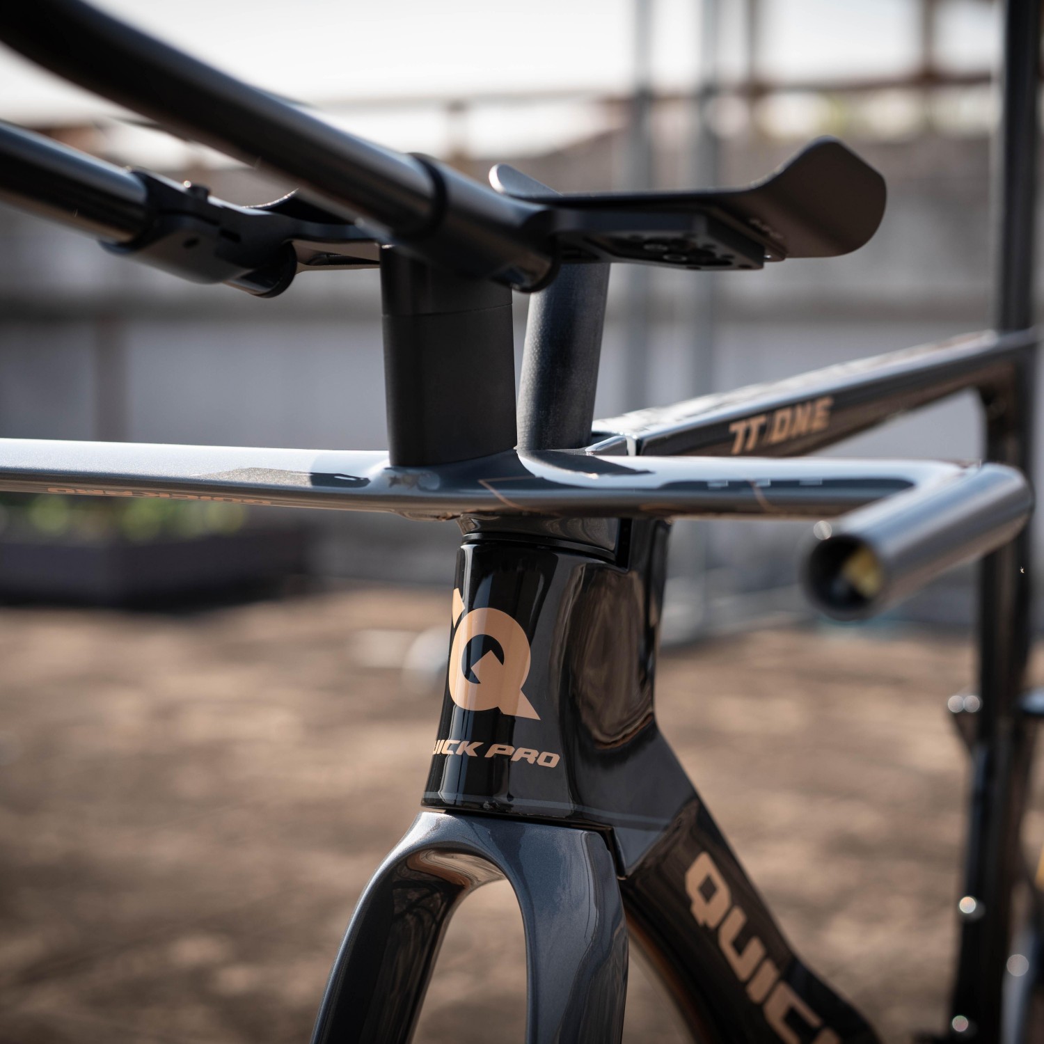 QUICK PRO TT:ONE Carbon Time Trial Bike FRAMESET – Panda Podium